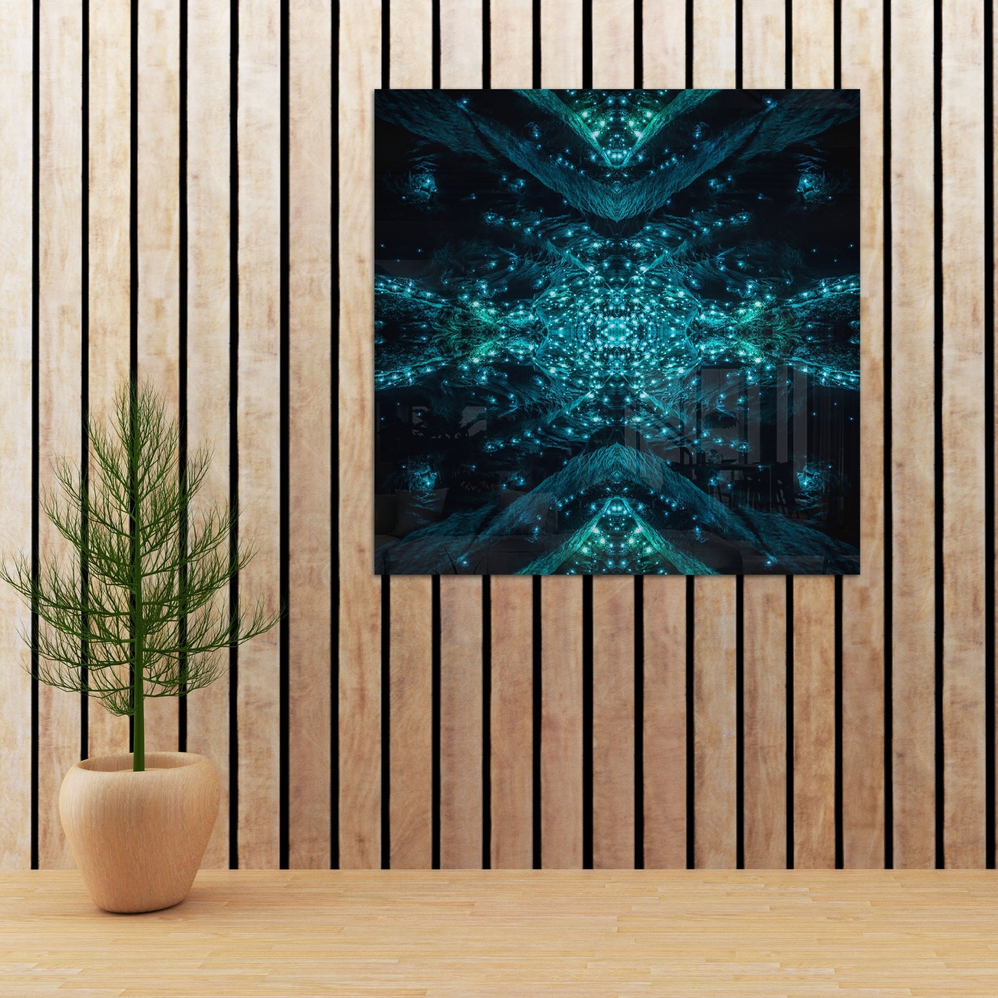 Glow Wormhole - Abstract Fine Art Acrylic Print Sydney – Kess Gallery