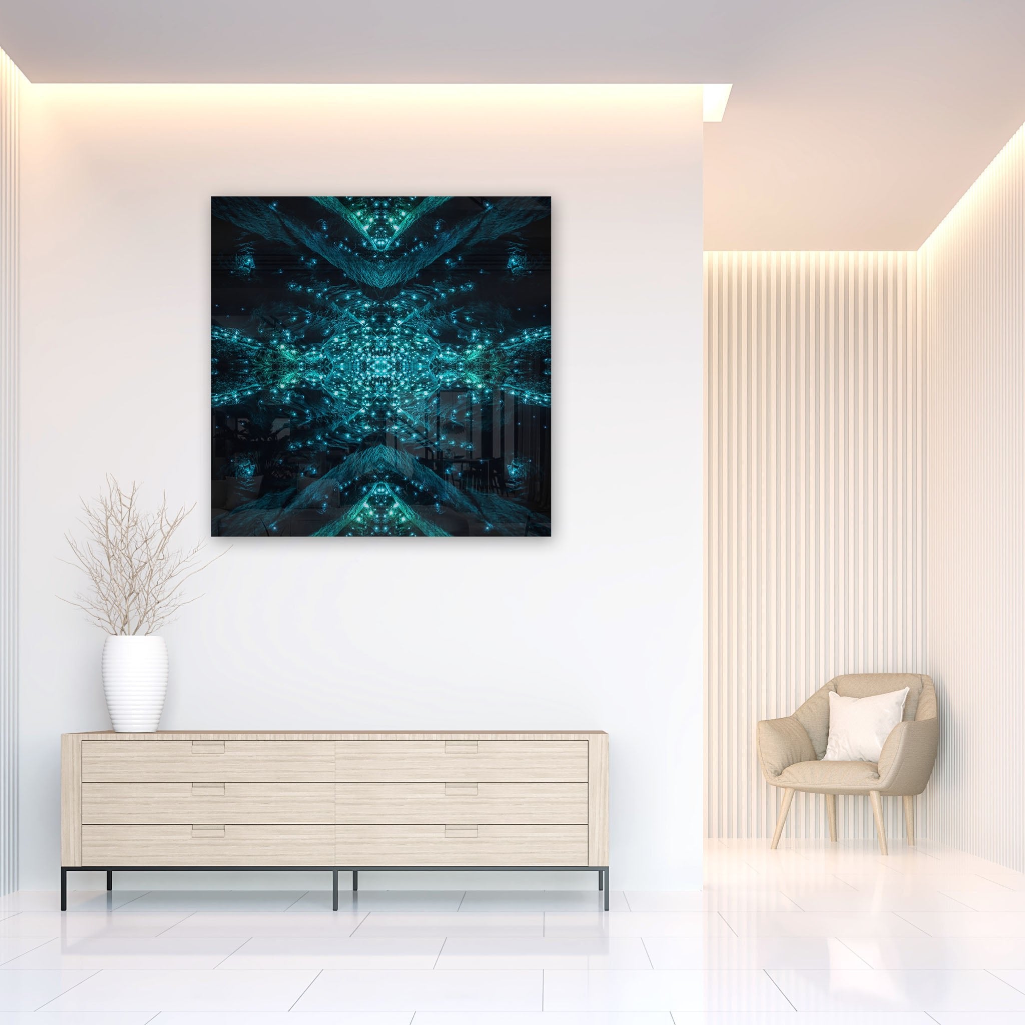 Glow Wormhole - Abstract Fine Art Acrylic Print Sydney – Kess Gallery