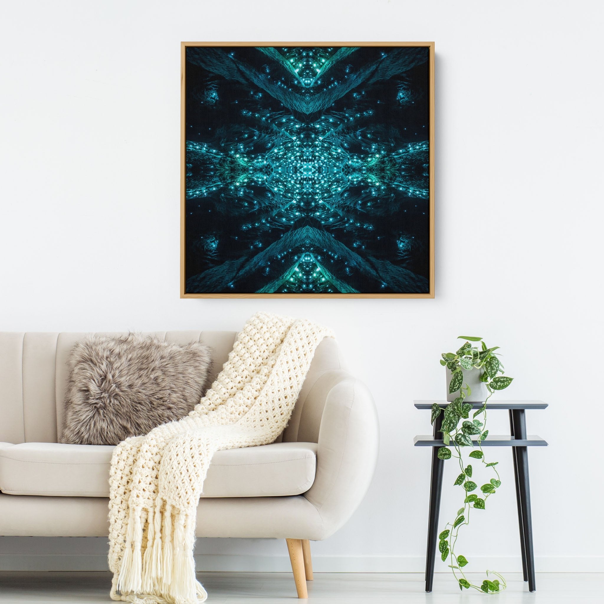 Glow Wormhole - Abstract Fine Art Acrylic Print Sydney – Kess Gallery